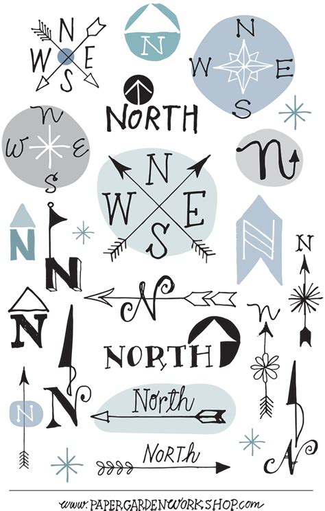 North Arrows