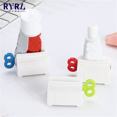 Badu Bg Изстисквачка за паста за зъби Държач за паста за зъби Мултифункционална тубичка Преса за