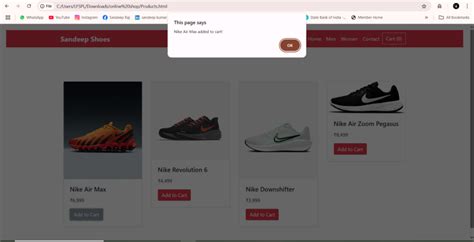 Online Shopping Store Project In Html Css And Js With Source Code And Report Download