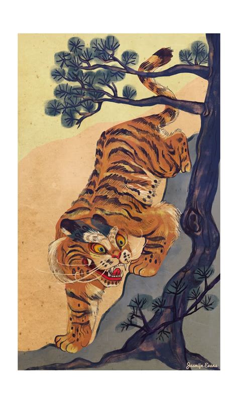 Traditional Korean Tiger Art Thinking Through The Tiger Korean