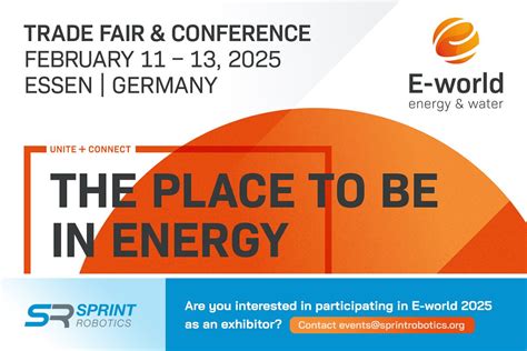 Sprint Robotics On Linkedin Eworld2025 Sprintrobotics Energyinnovation Robotics Exhibition