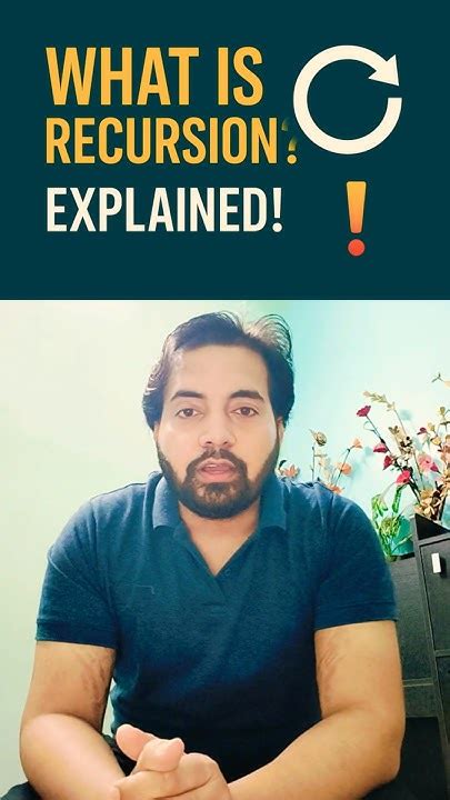 What Is Recursion 🔁 Explained With Simple Example In Hindi Learn