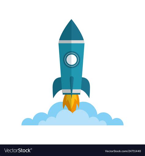 Space Shuttle Launch Cartoon
