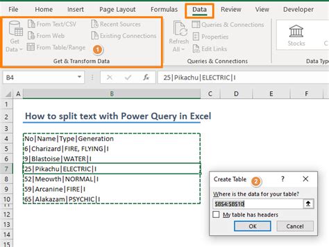 How To Split Text With Power Query In Excel