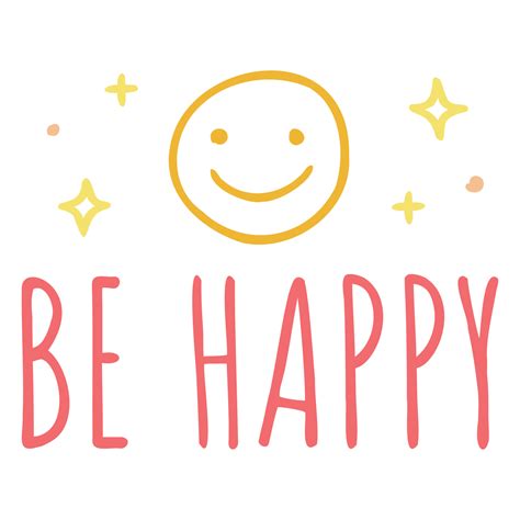 Be Happy Badge 21420500 Vector Art At Vecteezy