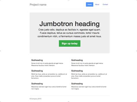 Getting Started · Todc Bootstrap