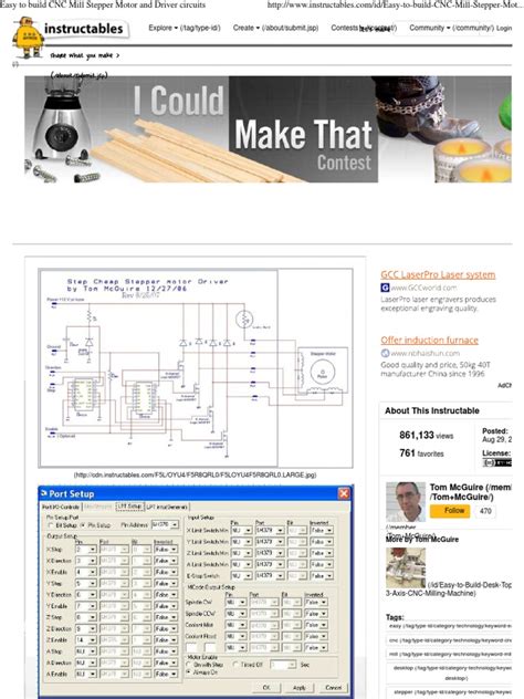 PDF Easy To Build CNC Mill Stepper Motor And Driver Circuits DOKUMEN TIPS