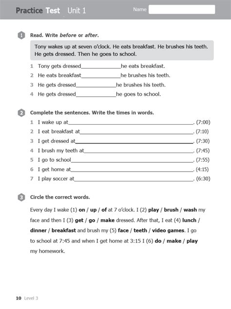 Practice Test Unit 1 Pdf