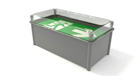 Weatherproof Wall Mount LED Emergency Exit Box Emergency Lighting