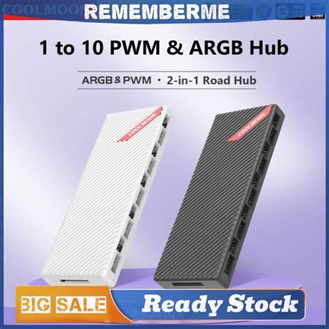 To PWM ARGB Hub Splitter SATA Powered Pin PWM Pin ARGB Hub For Case Fan Shopee