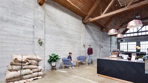 Alice Dandrea Creates Industrial Coffee Roastery In Vancouver Steel
