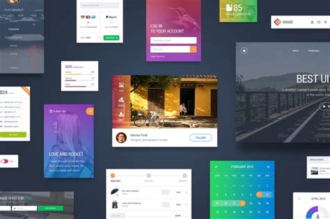 Grade Ui Kit Ux And Ui Kits Ft Ui And Components Envato