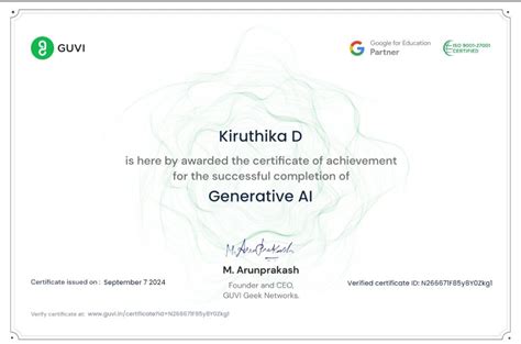 Kiruthika D On Linkedin Googy Generativeai Llms Ai