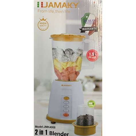 Jamaky 2 In 1 Blender 350w 15l Blender
