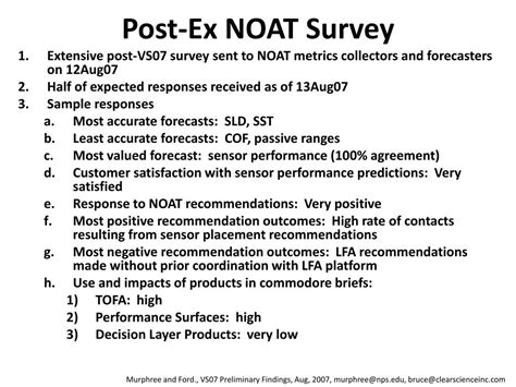 PPT METOC Metrics For ASW VS07 Preliminary Findings PowerPoint Presentation ID 7027022