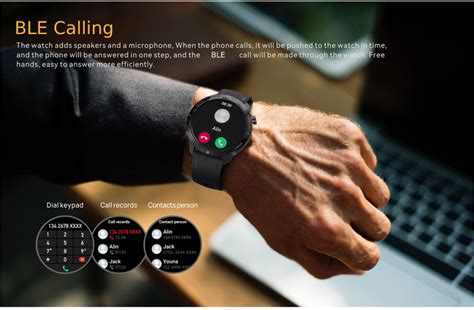 Smart Watches With Amoled Display Smartwatch Waterproof Ip Sporty Smart Watch Round Screen
