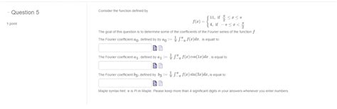 Solved Consider The Function Defined By F X 11 If Chegg Com