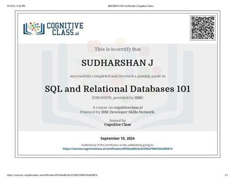 Learn Sql And Relational Databases 101 Sudharshan J Posted On The Topic Linkedin