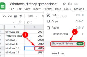 How To View Cell Edit History In Google Sheets