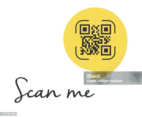 Qr Code Scan Me In Speech Bubble Scan Me Concept Icon Stock Illustration Download Image Now