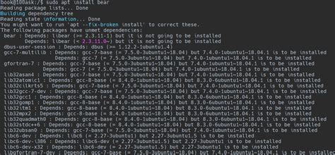 在ubuntu18 04安装bear失败，请帮忙指导一下 imx6ull mini 嵌入式开发问答社区