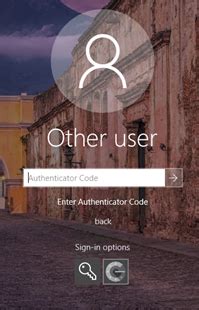 GAuthLogon Factor Windows Authentication