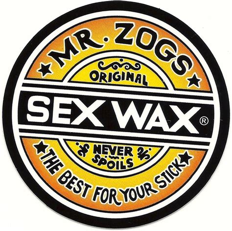 Genuine Mr Zogs Sex Wax Surf Sticker 7 Inch Choose Your Colour