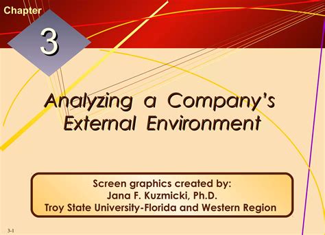 Analysing Companys External Environment Ppt