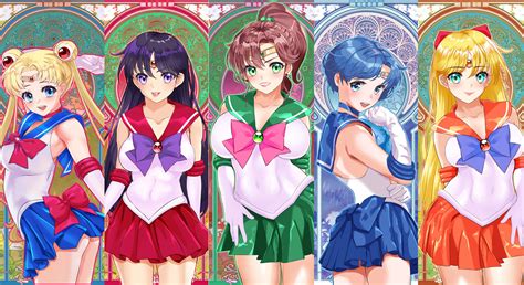 Download Free Sailor Mercury With Sailor Jupiter Wallpaper