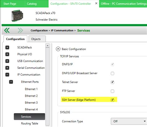 Demonstrating Edge Forwarding Configuration On A Scadapack 47xi