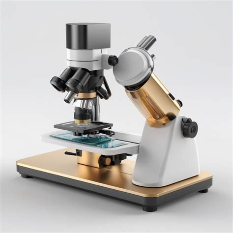 Premium Psd Microscope Psd On A White Background