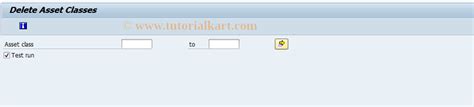 Oabk Sap Tcode Delete Asset Class
