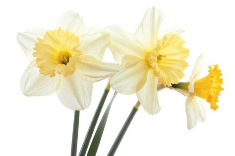 Premium Photo Daffodil Flow In Clear Space