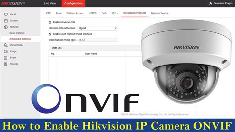 How To Enable Hikvision Ip Camera Onvif User Hikvision Onvif Setup Youtube