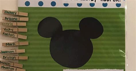 Mickey Behavior Chart