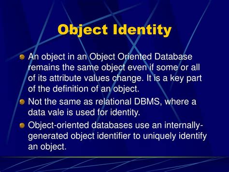 Ppt Chapter 24 Introduction To Object Dbmss Powerpoint Presentation