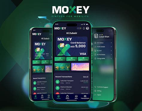 Moxey Fintech For Mobility Ui Design 10 Images Behance