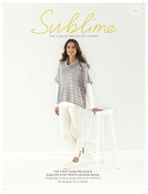 Sub711 The First Sublime Evie And Evie Prints Design Book Smd Knitting