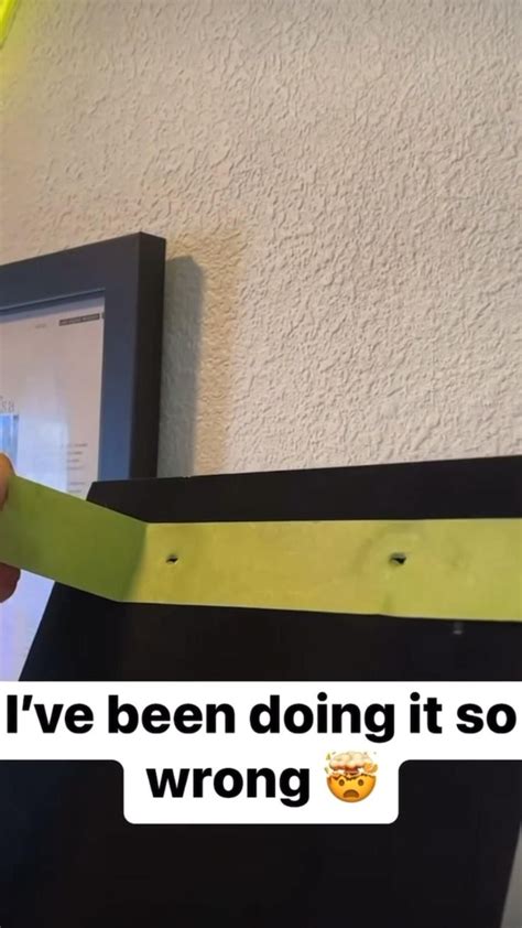 Hanging Picture Frame Hack Kast Organisatie Tips Handige Life Hacks Doe Het Zelf Interieur Tips