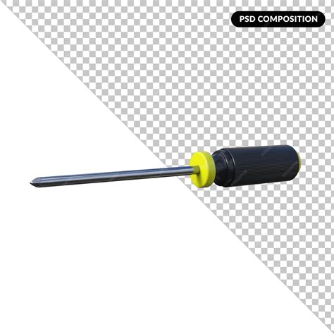 Premium Psd Srew Driver Isolated 3d