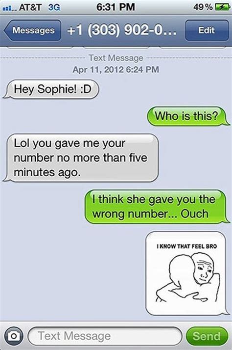 Funny Texts The Funniest Wrong Number Texts Ever