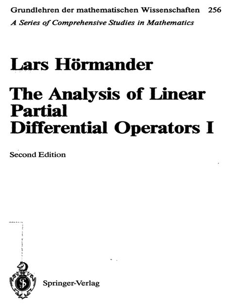 Hormander Lpdoi Pdf