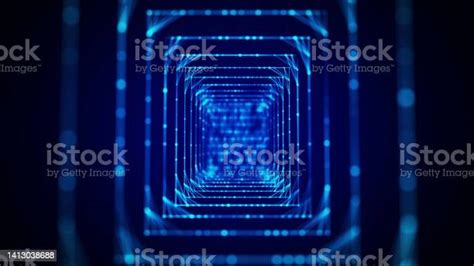 추상 와이어프레임 터널 블루 웜홀 3d 포털 그리드 미래 지향적 인 판타지 깔때기 3d 렌더링 우주에 대한 스톡 사진 및 기타