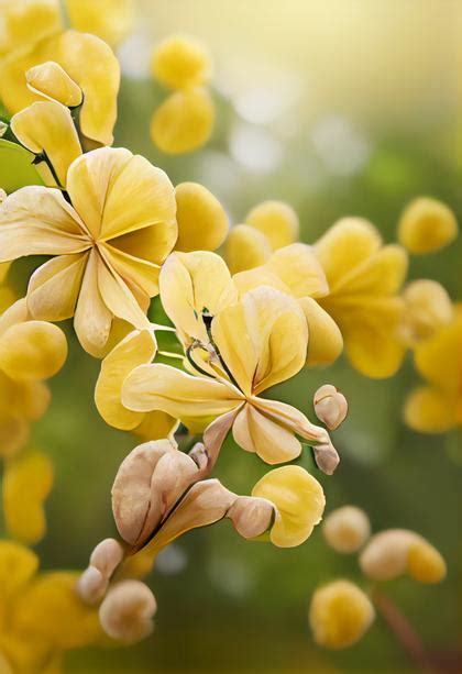 Free Download Cassia Fistula Flower Background