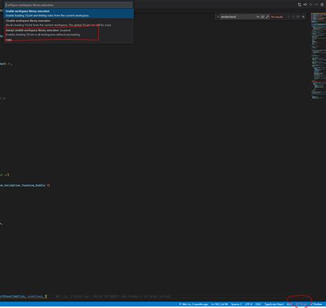 I Have Enabled Workspace Library Execution But Tslint Is Still Baned Issue Microsoft
