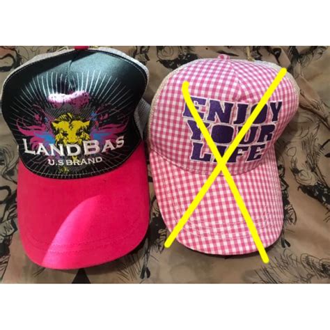 絕版 未拆標 二手 古著 早期 Landbas 網帽 卡車帽 老帽 棒球帽 Cap 單入 Each One 蝦皮購物