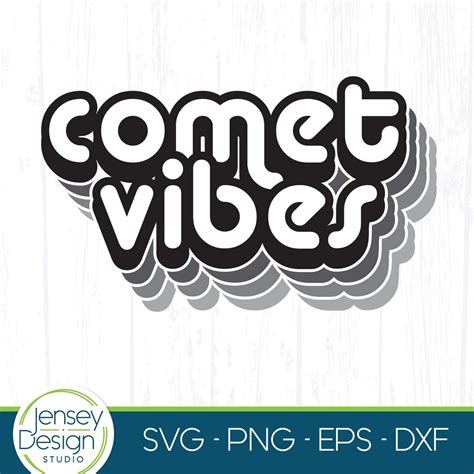 Comets Svg School Spirit Shirt Png Comet Pride Football Team Artwork