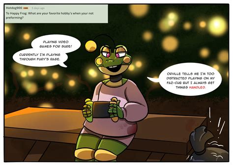 Ask Enaf 8 Singing Gamer Frog By Cosmiischillin On Deviantart