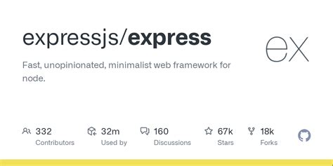 github expressjs express fast unopinionated minimalist web framework for node