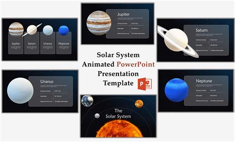 Solar System 3d Animated Powerpoint Presentation Template Digital Download Educational